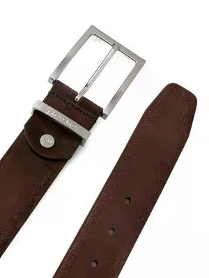 TRUSSARDI Suede Belt With Square Buckle