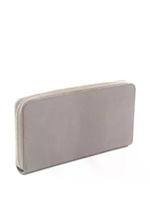 Celine 2000s Round Leather Wallet - Grey