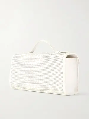 Savette Symmetry Laser-cut Leather Clutch
