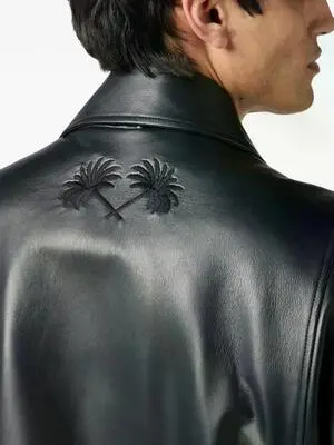 Philipp Plein Palms Leather Jacket