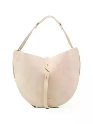 MINOBOSSI Liz Suede Shoulder Bag - Neutrals