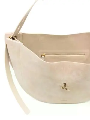 MINOBOSSI Liz Suede Shoulder Bag - Neutrals