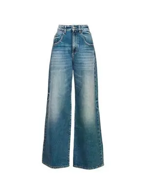 ROSSI Belt Loops Jeans - Blue
