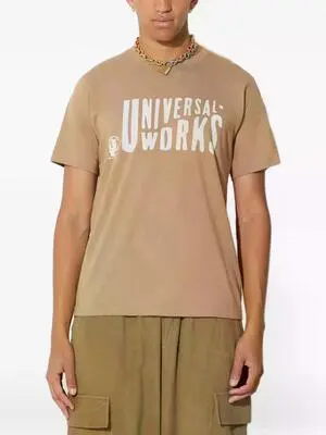 Universal Works Logo-print T-shirt