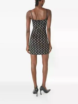 MARINE SERRE Moon Print Mini Dress