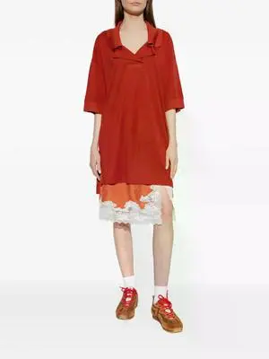 Lacoste Split Hem Mini Dress