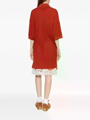 Lacoste Split Hem Mini Dress