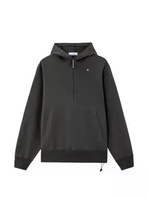Stone Island Zipped Hoodie - Grey