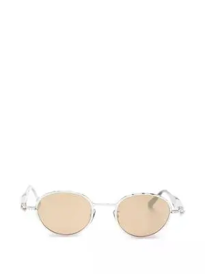 KUBORAUM Oval Frame Sunglasses - Silver
