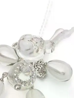 YVMIN Embellished Bear Pendant Necklace