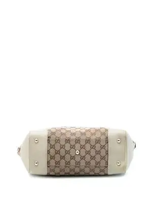 Gucci Gg Canvas Web Mayfair Tote Bag - Neutrals