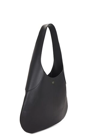 Khaite Joan Large Hobo Bag In Smooth Calf Leather - Black