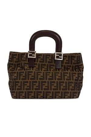 Fendi Zucca Handbag - Brown