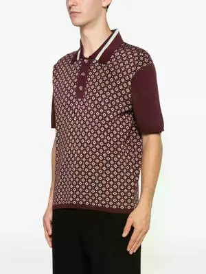 Drole De Monsieur Patterned Polo Shirt