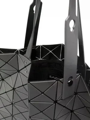 Issey Miyake Geometric Pattern Tote Bag - Grey
