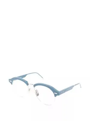 Thom Browne Round Frame Glasses - Blue