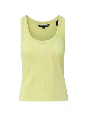 Veronica Beard Ribbed Tank Top - Green