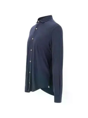 Eleventy Long-sleeved Shirt - Blue