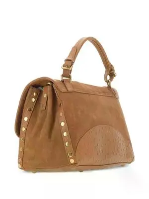 ZANELLATO Postina Studded Satchel Bag - Neutrals