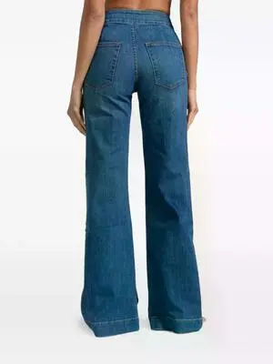 ASKK NY High-rise Flared Jeans With Contrast Stitching