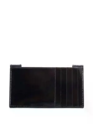 Saint Laurent Bicolor Monogram Wallet Leather And Patent Small Wallets