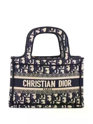 Dior Book Oblique Canvas Mini Tote Bag - Blue