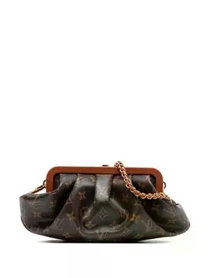 LOUIS VUITTON 2020 Monogram Reverse Boursicot Ew - Brown