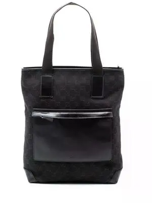 Gucci Gg Monogram Denim Tote Bag