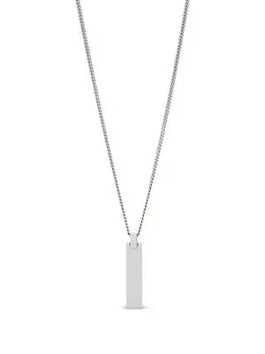 Tom Wood Id Pendant Necklace - Silver