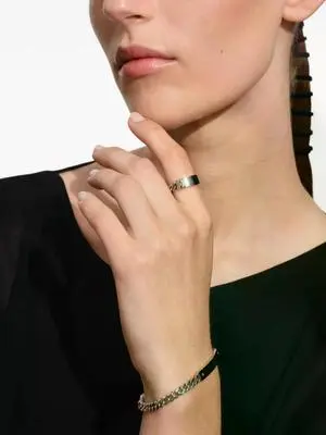Tom Wood Id Curb Chain Bracelet
