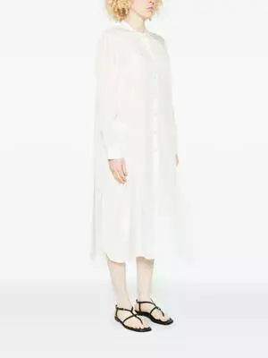 P.a.r.o.s.h Saxon Buttoned Midi Dress