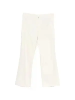 JEANERICA Chevron Design Wide Leg Trousers