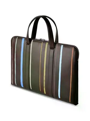 Paul Smith Stripes Top Handle Briefcase