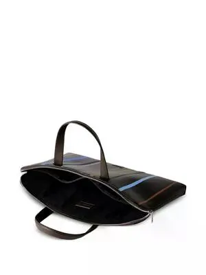 Paul Smith Stripes Top Handle Briefcase
