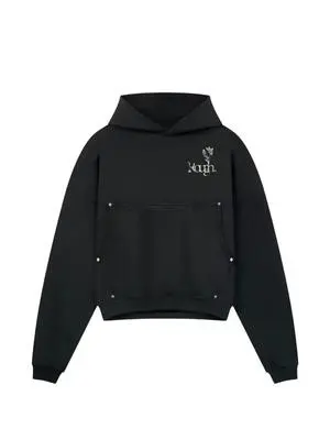 ROUGH. Logo Hoodie - Black