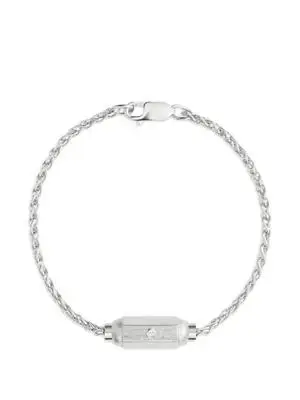 MARIE LICHTENBERG 18k White Gold Diamond Embellished Bracelet - Silver