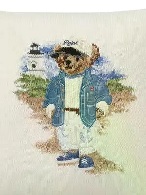 Ralph Lauren Sea Bear Graphic Cushion