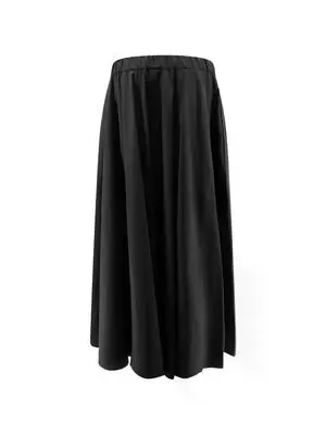 Aspesi Gathered Midi Skirt - Black