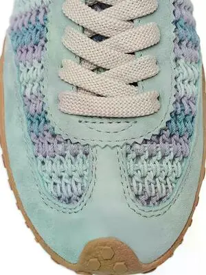 HOFF Woven Lace-up Sneakers - Blue
