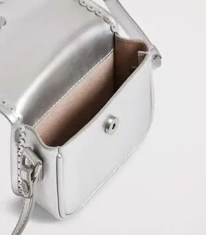 Bonpoint Metallic Leather Lani Shoulder Bag