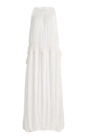 Bondi Born Cremona Balloon Hem Dress - White