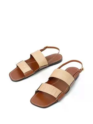 N°21 Strappy Flat Sandals With Buckle Fastening