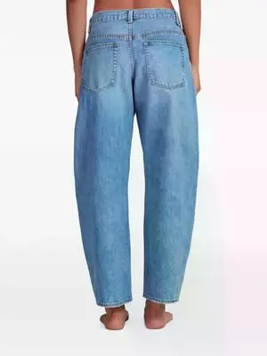 ASKK NY Lenox Pocket Wide Leg Denim Jeans
