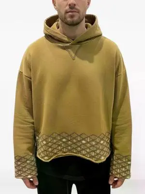 FOUND Embroidered Border Hoodie