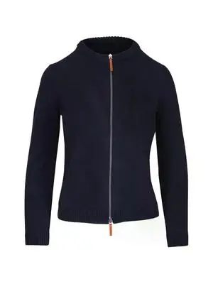 Lafayette 148 New York Knitted Zip-up Cardigan