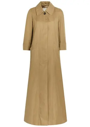 Dries Van Noten Cotton Trench Coat - Camel
