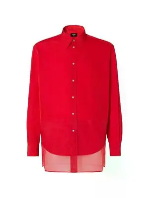 Fendi Long Sleeves Shirt - Red