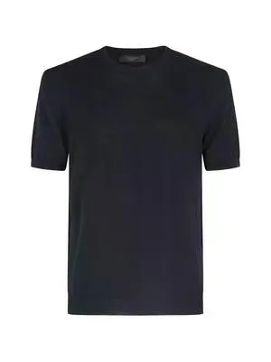 ZANONE Crewneck Short-sleeve T-shirt - Blue