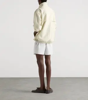 Prada Re-nylon Zip-up Jacket With Stand Collar