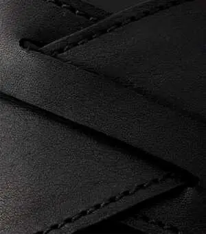 Prada Lambskin Platform Sandals - Black